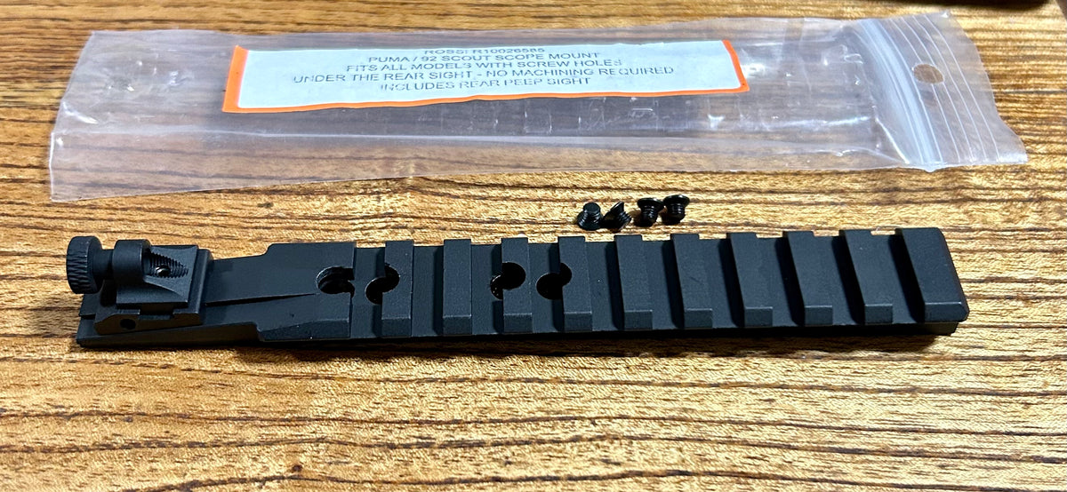 Rossi Puma 92 scout scope mount for rifle with factory threaded holes ...