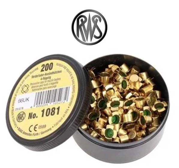 RWS no1081 musket caps x200 – Bunker Ballistics Pty Ltd