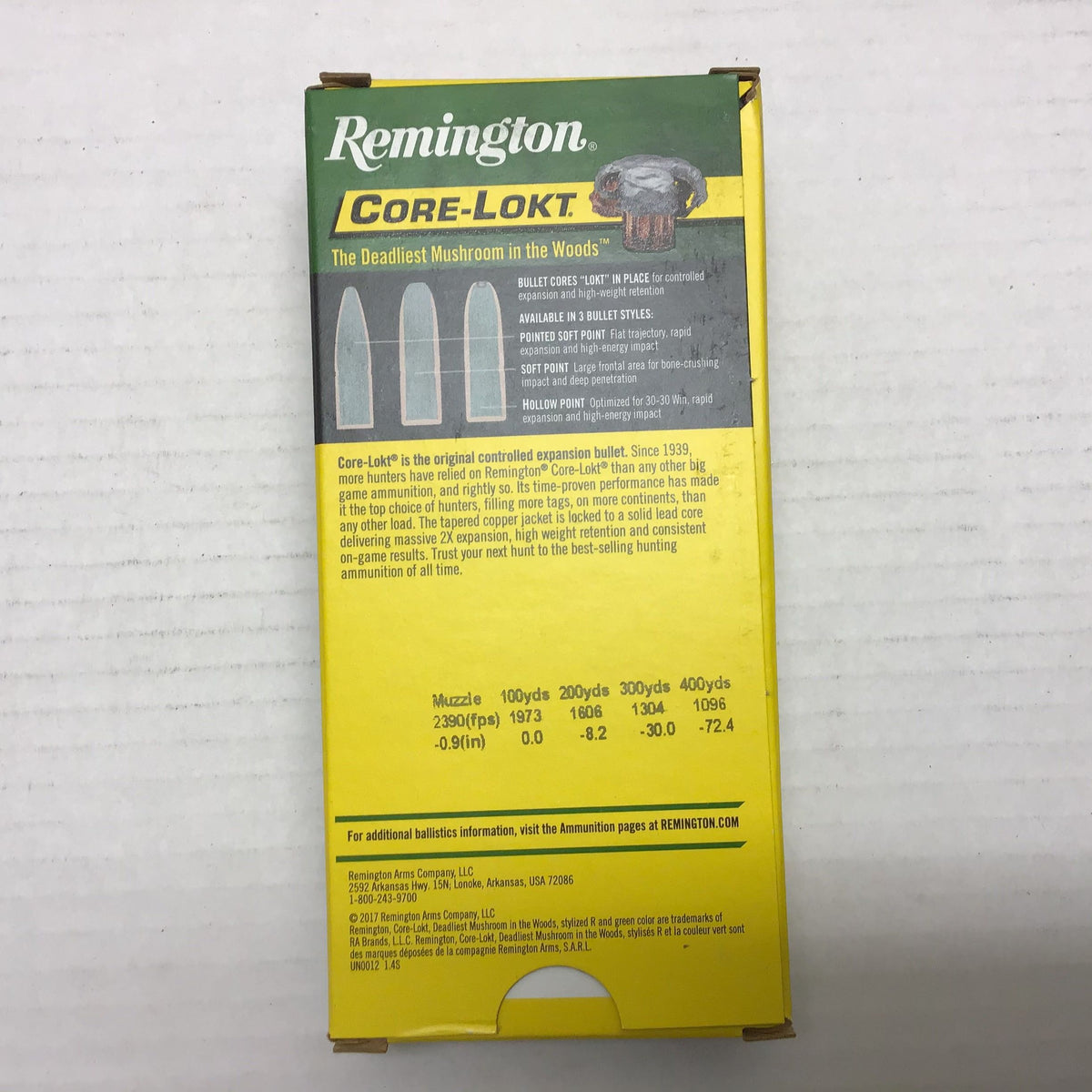 Remington Core-Lokt - 30-30win - SP 150gr - Box of 20 – Bunker ...