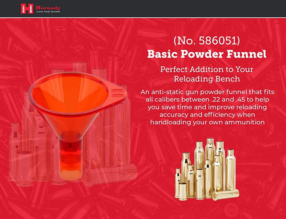 Hornady powder funnel 22-45cal 586051 – Bunker Ballistics Pty Ltd