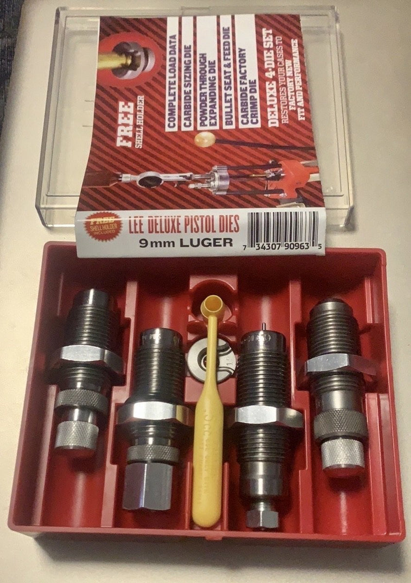 Lee deluxe 9mm carbide 4 die set – Bunker Ballistics Pty Ltd